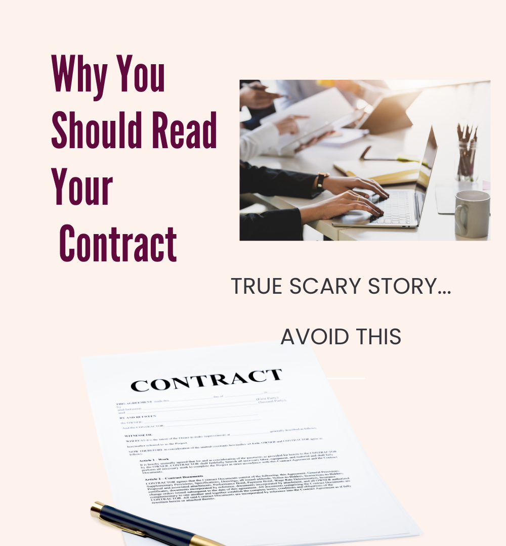 Post 48: Scary Story - Read Your Contract - Steppe by step